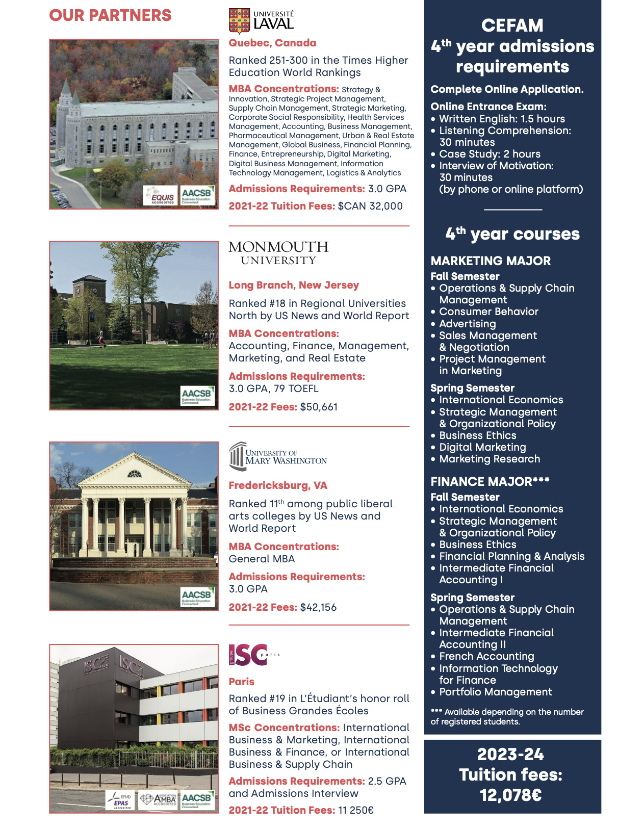 Post Graduate Program - EFAM