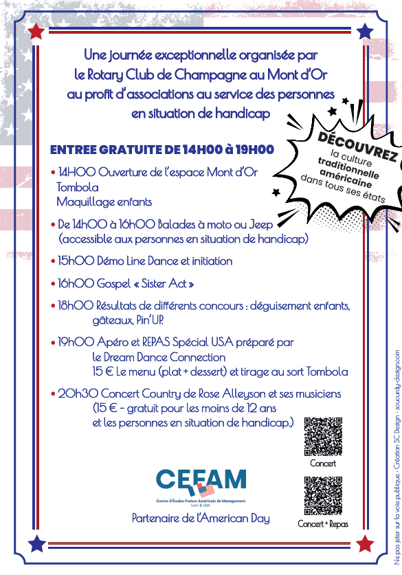 l’American Day in Lyon - CEFAM
